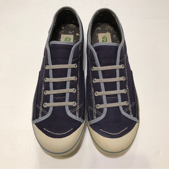 Simple | Shoes | Simple Brand Blue Slipon Sneakers | Poshmark